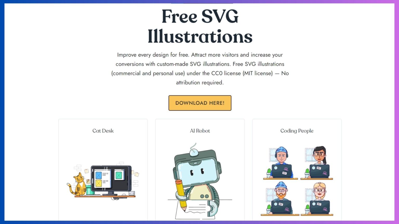 15+ Best Sources of Free Vector Illustrations for Commercial Use ...