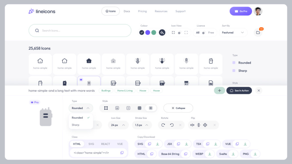 What’s New in Lineicons V5 🎉 – More Icons, Styles & Flexibility! | Lineicons