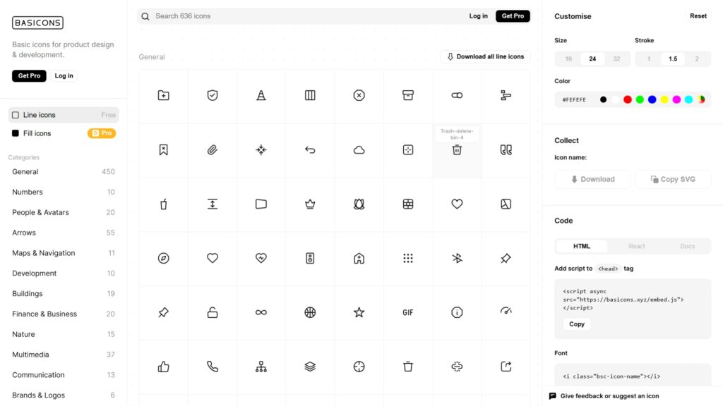 25+ Best Open Source Icon Libraries in 2025 | Lineicons