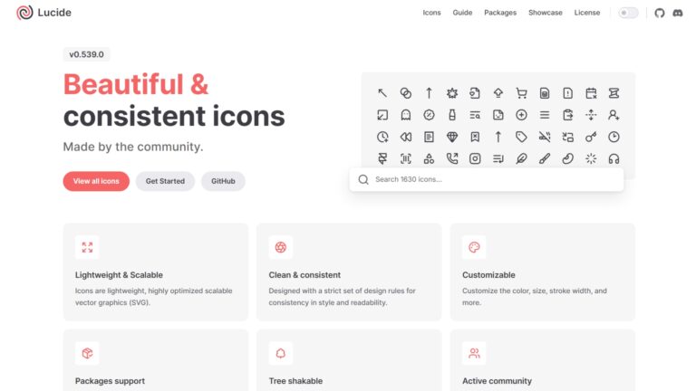 25+ Best Open Source Icon Libraries in 2026 | Lineicons