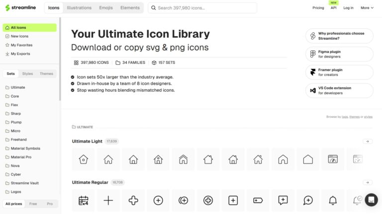 25+ Best Open Source Icon Libraries in 2025 | Lineicons